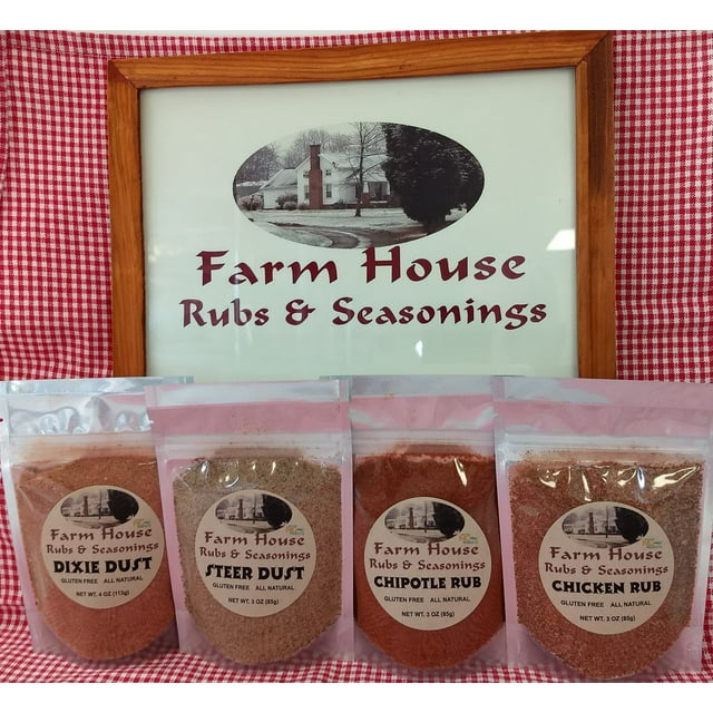 Farm House Rubs, Rubs & Seasonings, Pork, Beef, Chicken, All-Purpose ...