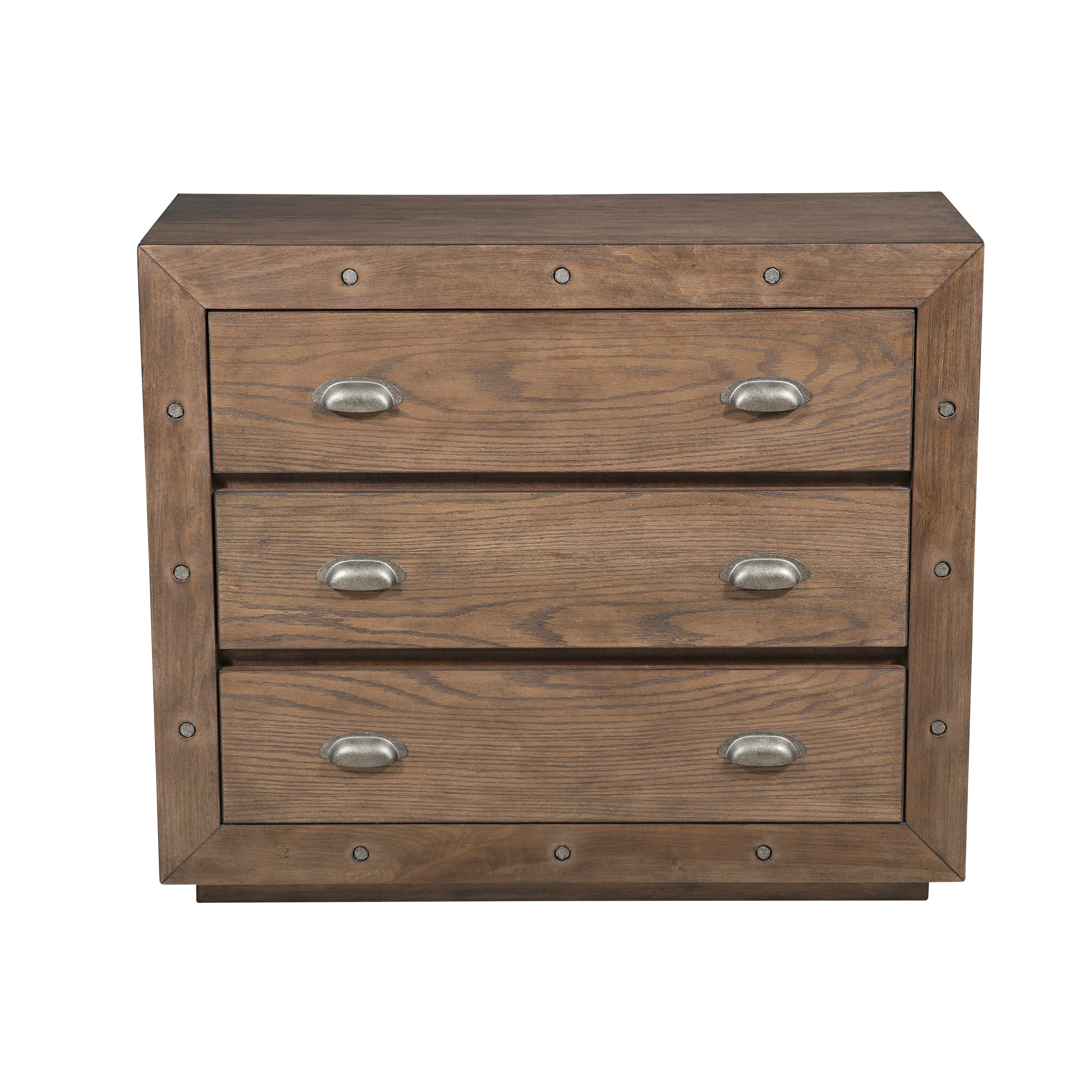 Farm House Style Accent Chest with Industrial Elements - Walmart.com