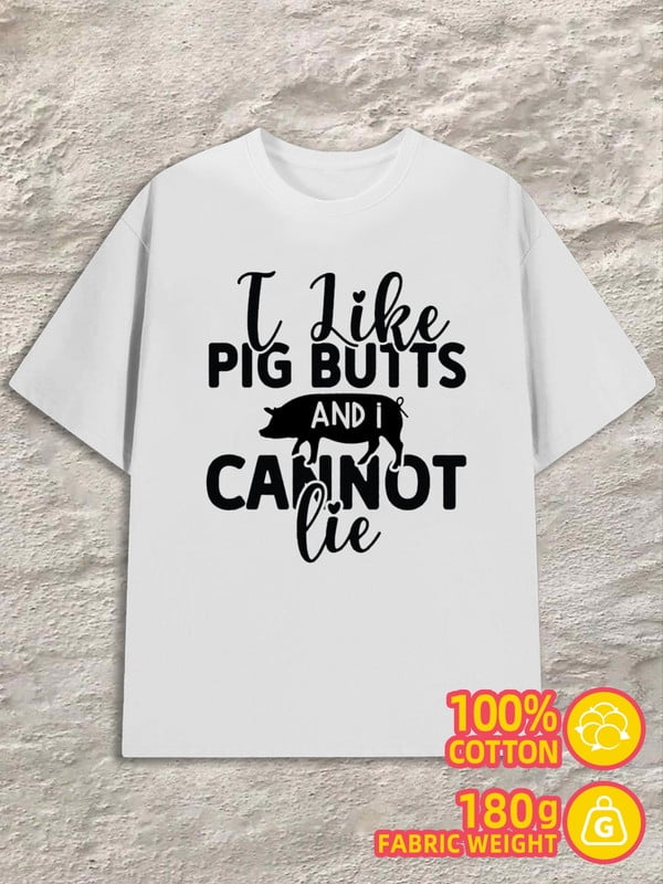 Farm Humor Tee men's white 180G 100% Cotton Classic casual T-shirt ...