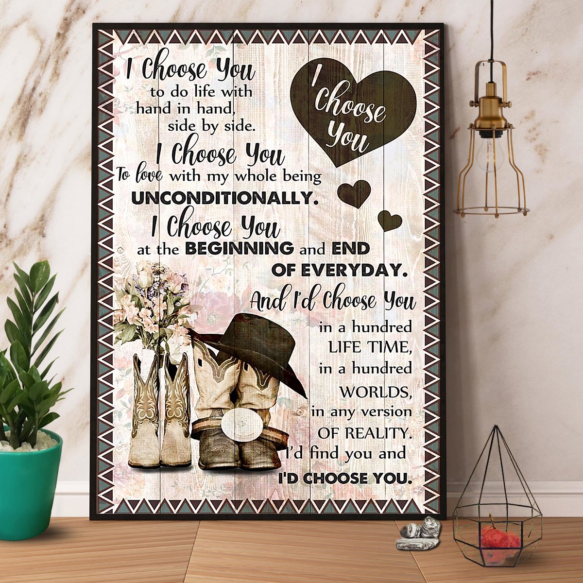Farm I Choose You At The Beginning And End Of Everyday Paper Poster No Frame Matte Wall Art ...