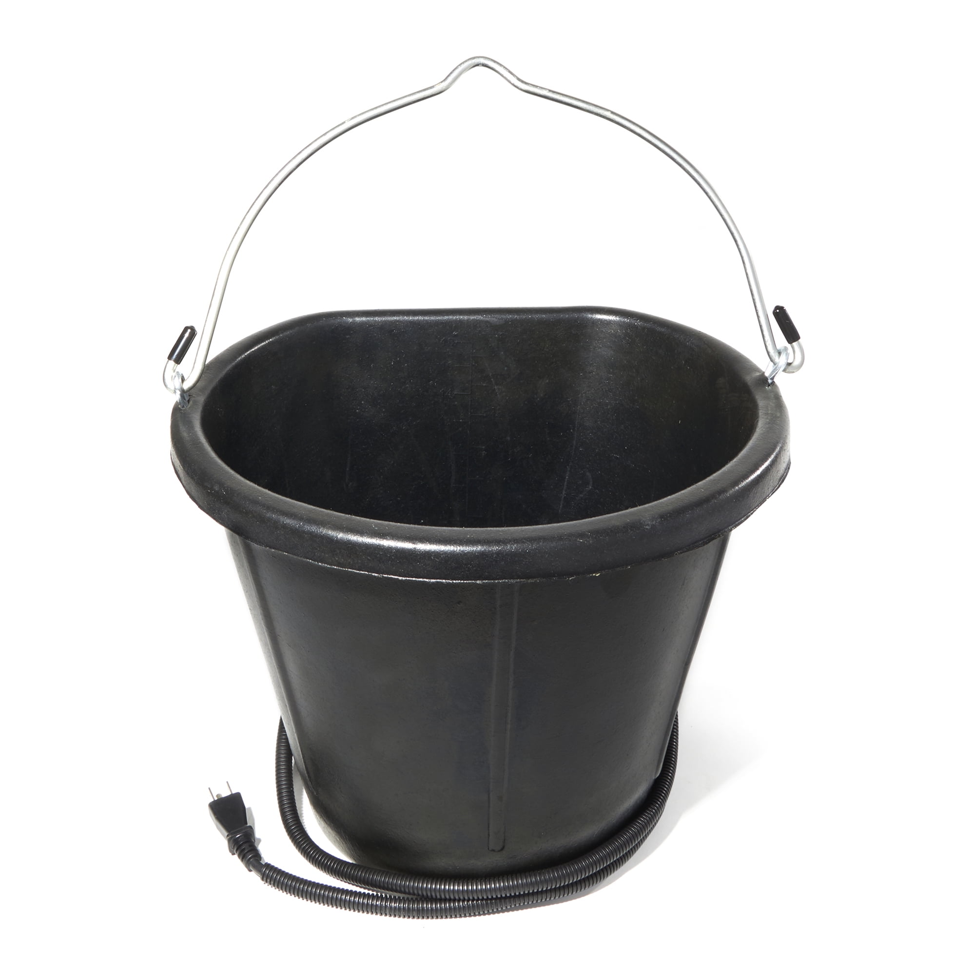 Farm Innovators, Heated Rubber Flat-Back Bucket, 18 Qt - Walmart.com