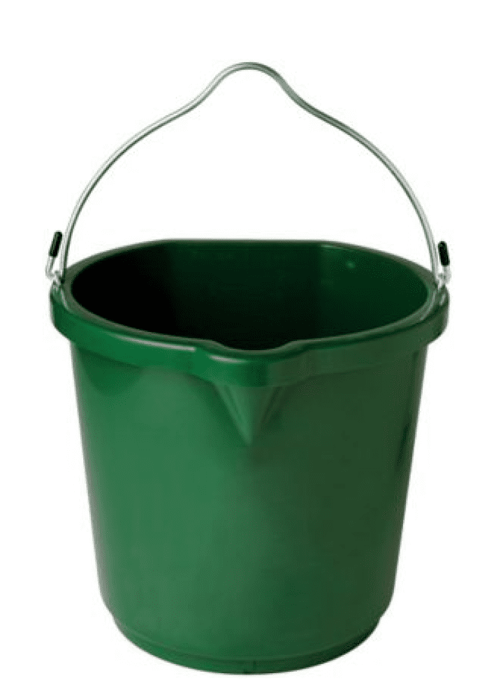 Farm Innovators FB-120 5 gal. Oversized Heated Flat-Back Plastic Bucket ...