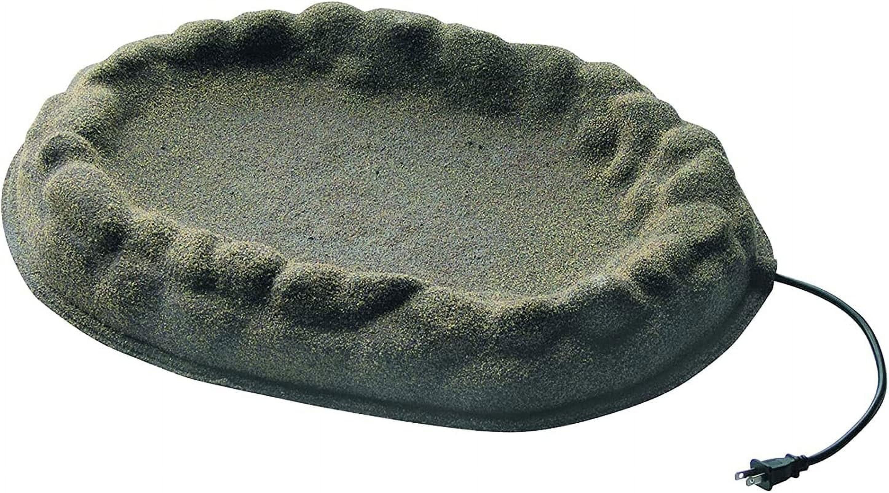 Farm Innovators Four Seasons Heated Bird Bath - Sand-Coated Stone, 70W ...