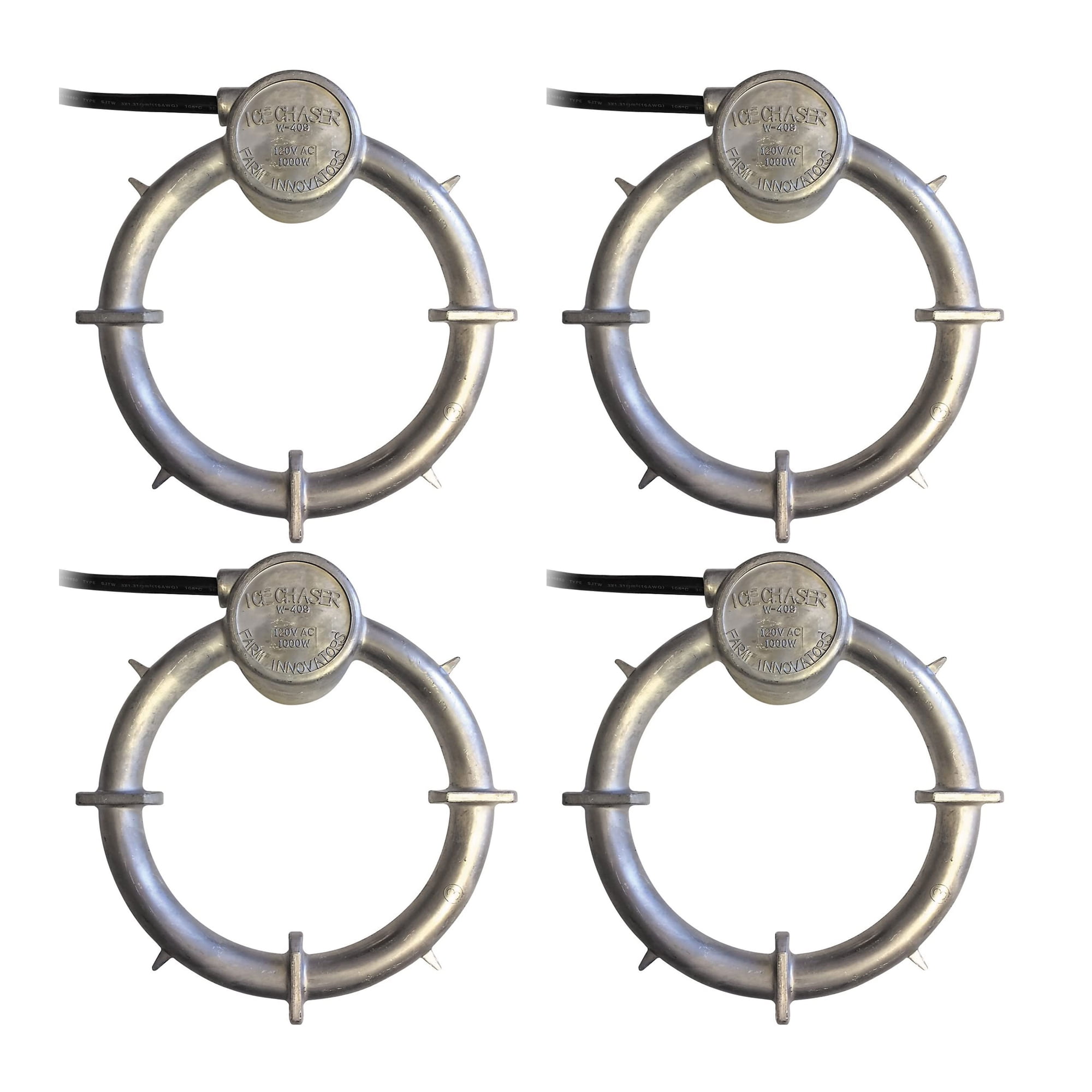 Farm Innovators Submergible Livestock Water 1000W Bucket Heater (4 Pack ...