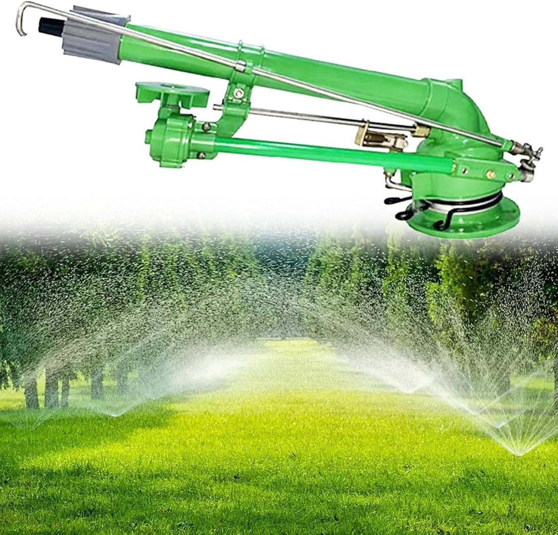 Farm Irrigation Sprinkler,2" Adjustable Farm Water Sprayer with 4 ...