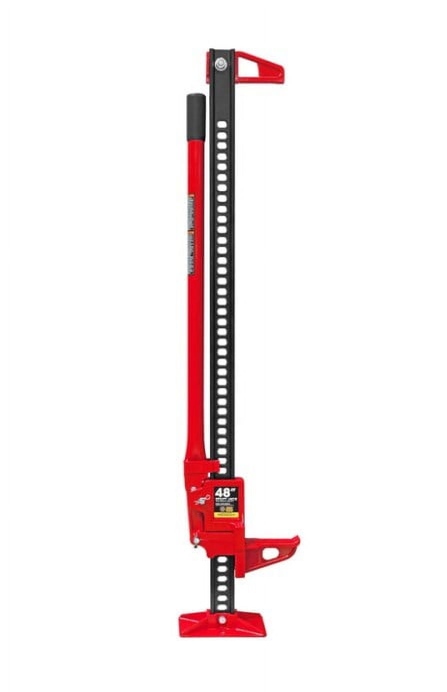 Farm Jack,48" Utility High Lift Farm Jack, 6600 lbs Capacity Ratcheting ...