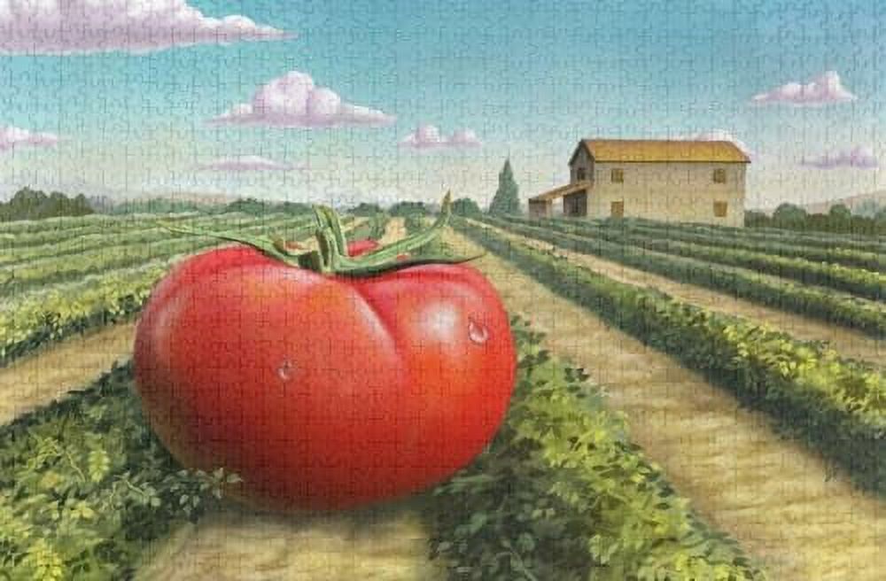Farm Jigsaw Puzzle for Adults, Fantasy Giant Tomato Challenging ...