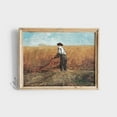 Farm Landscape, Vintage Rustic Wall Art, Wildflower Fall Art Print ...