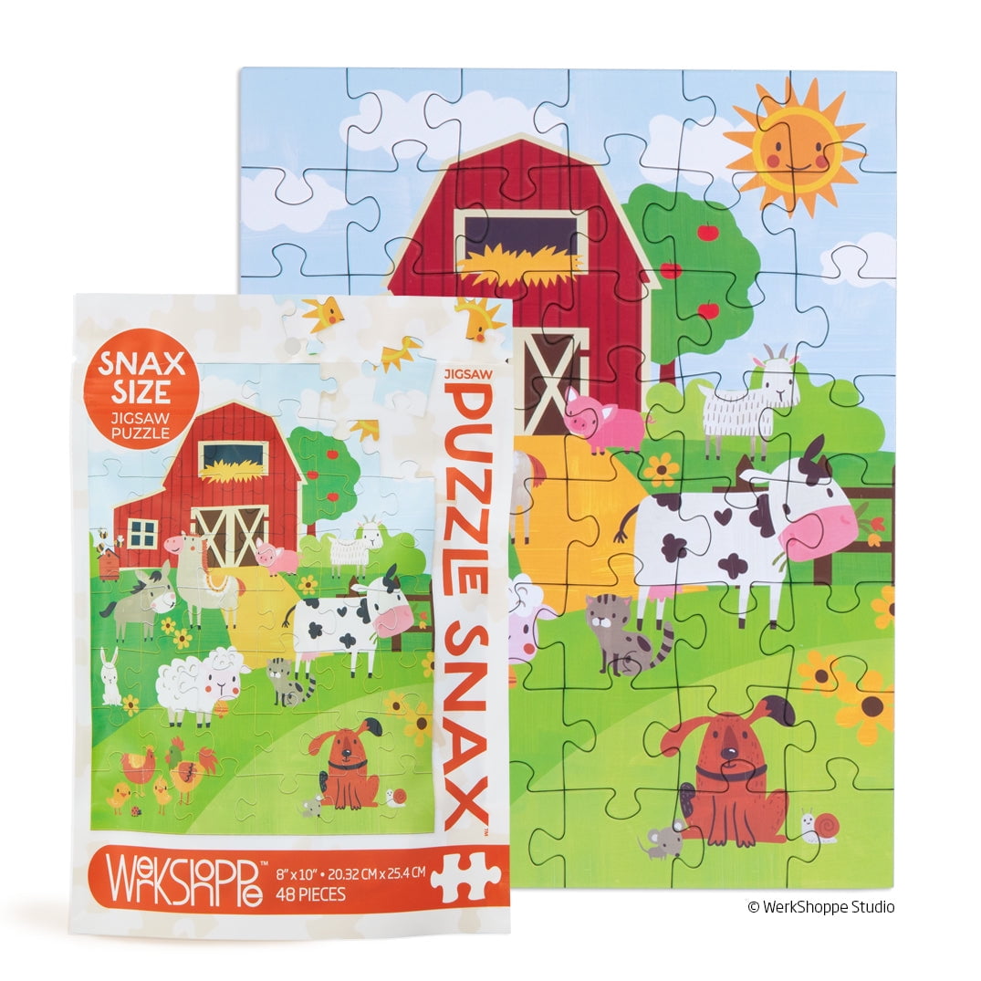 Farm Life 48 Piece Puzzle Snax - Walmart.com