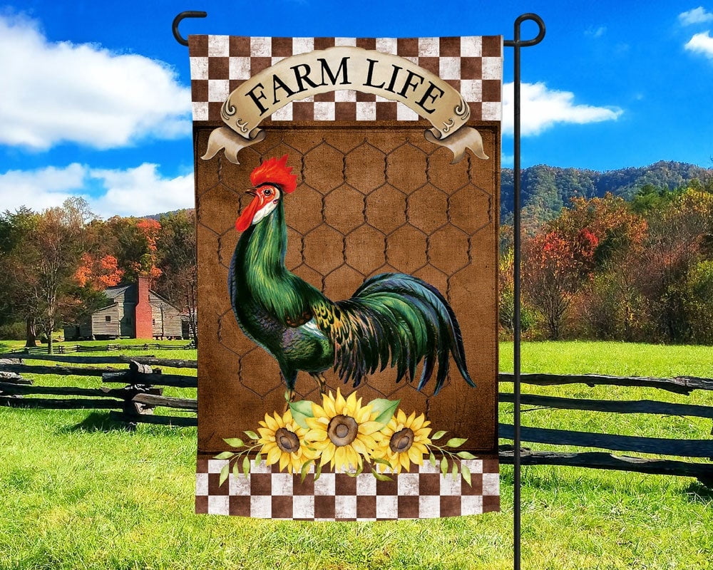 Farm Life Adorable Flag - Walmart.com