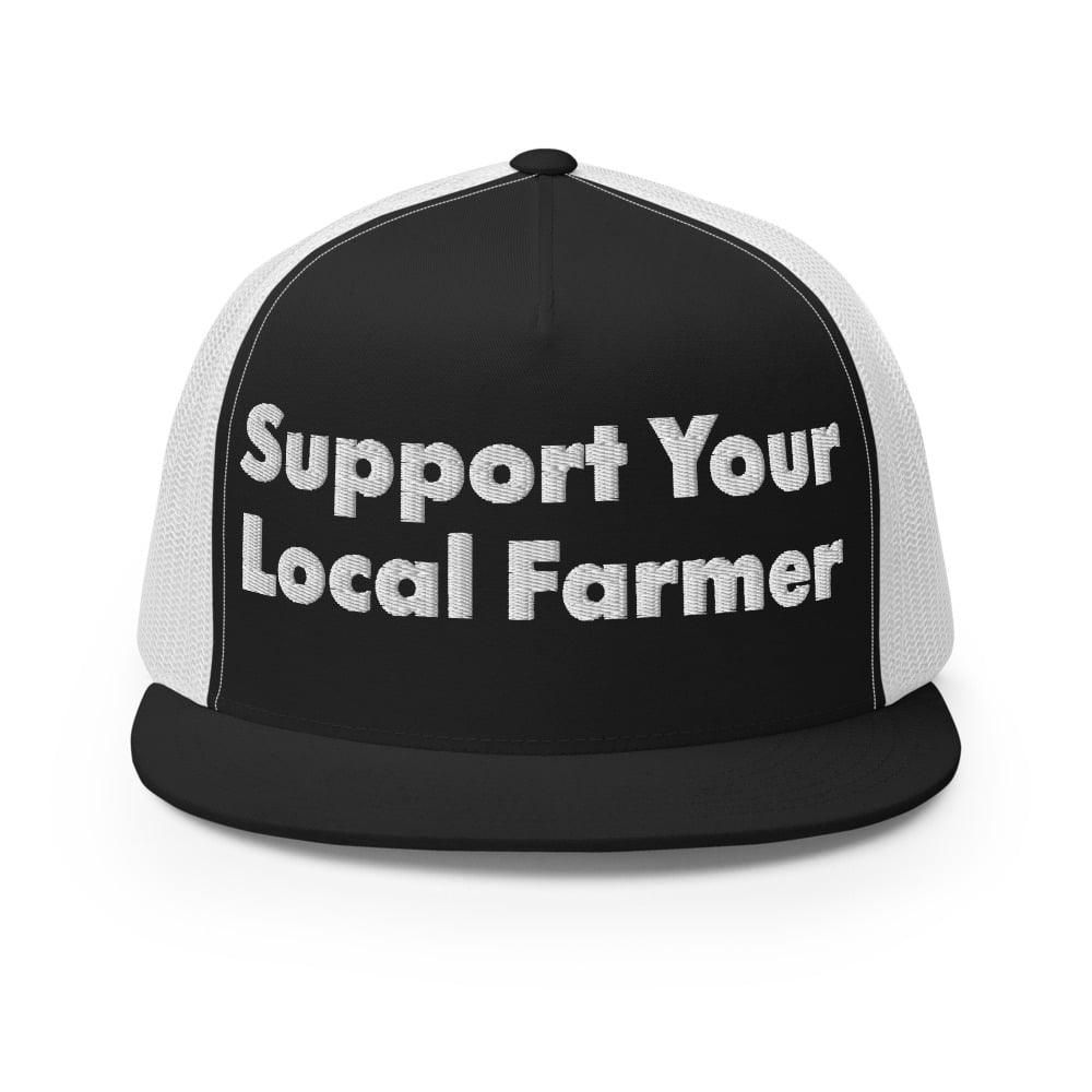 Farm Life Farming Embroidered Trucker Cap, Support Your Local Farmer ...