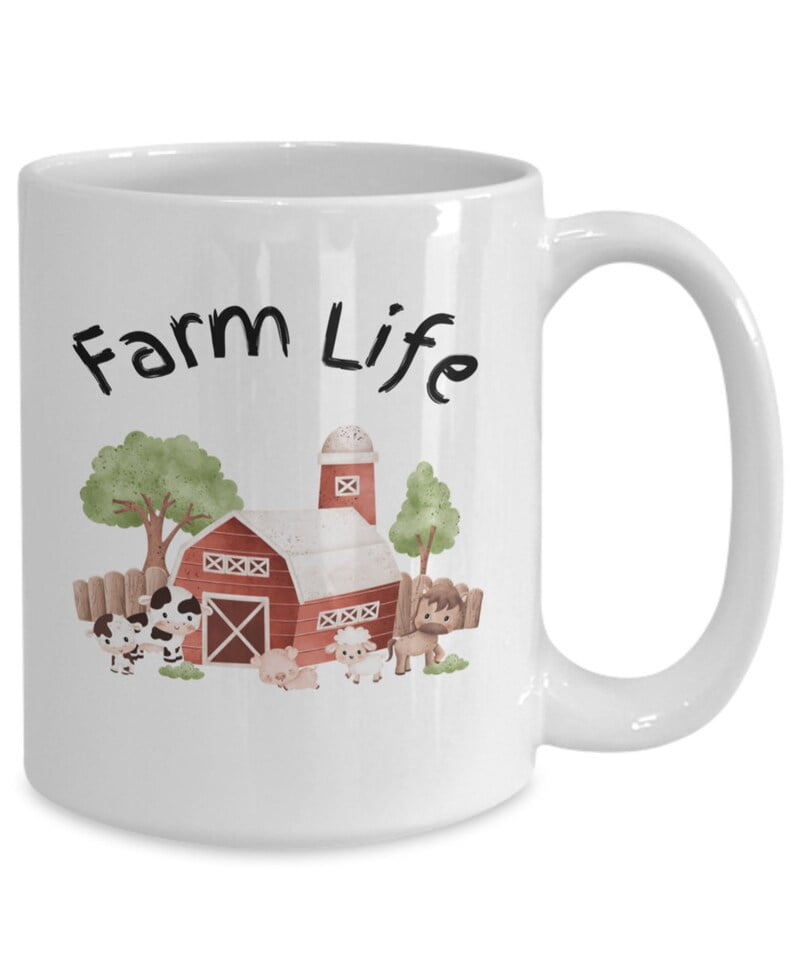 Farm Life Mug – Perfect for Farmers, Agriculture Lovers & Country Life ...