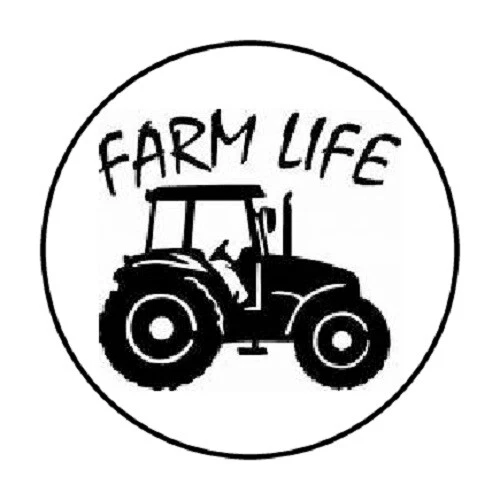 Farm Life Tractor Sticker Phone Decal Water Bottle Stickers Car Decals ...