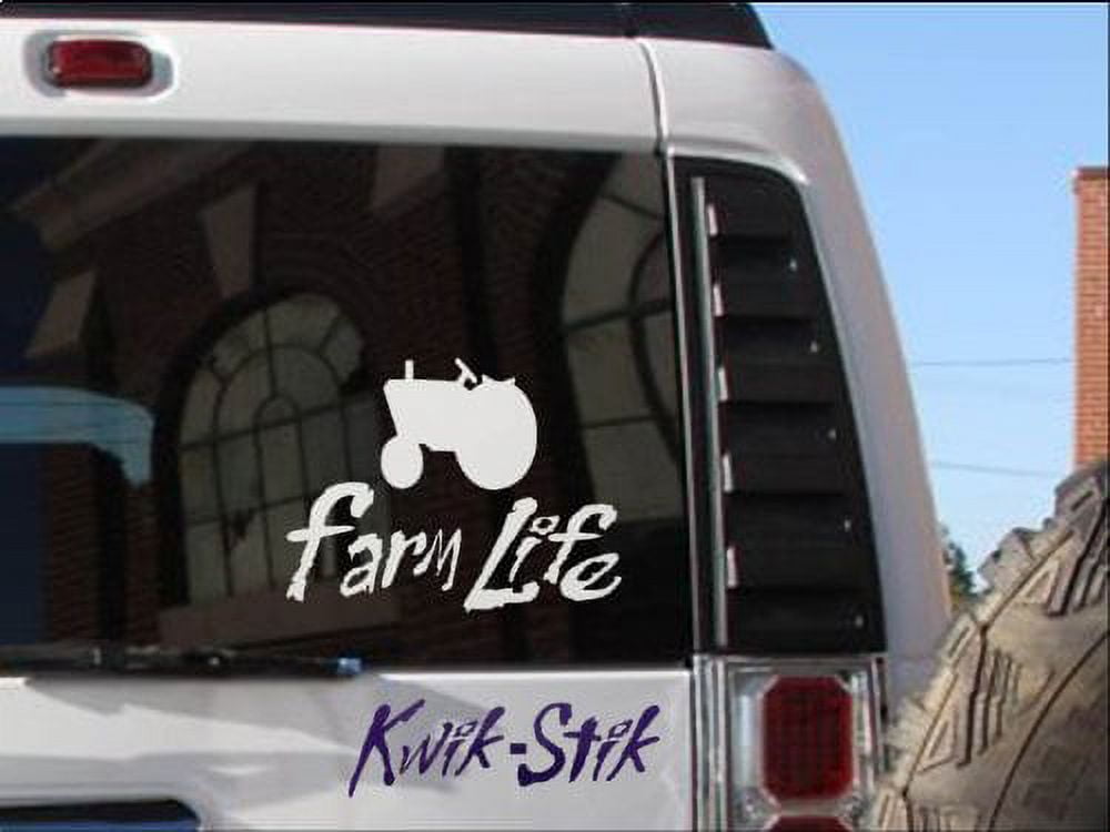 Farm Life Tractor sticker decal combine garden rake plow crops ...