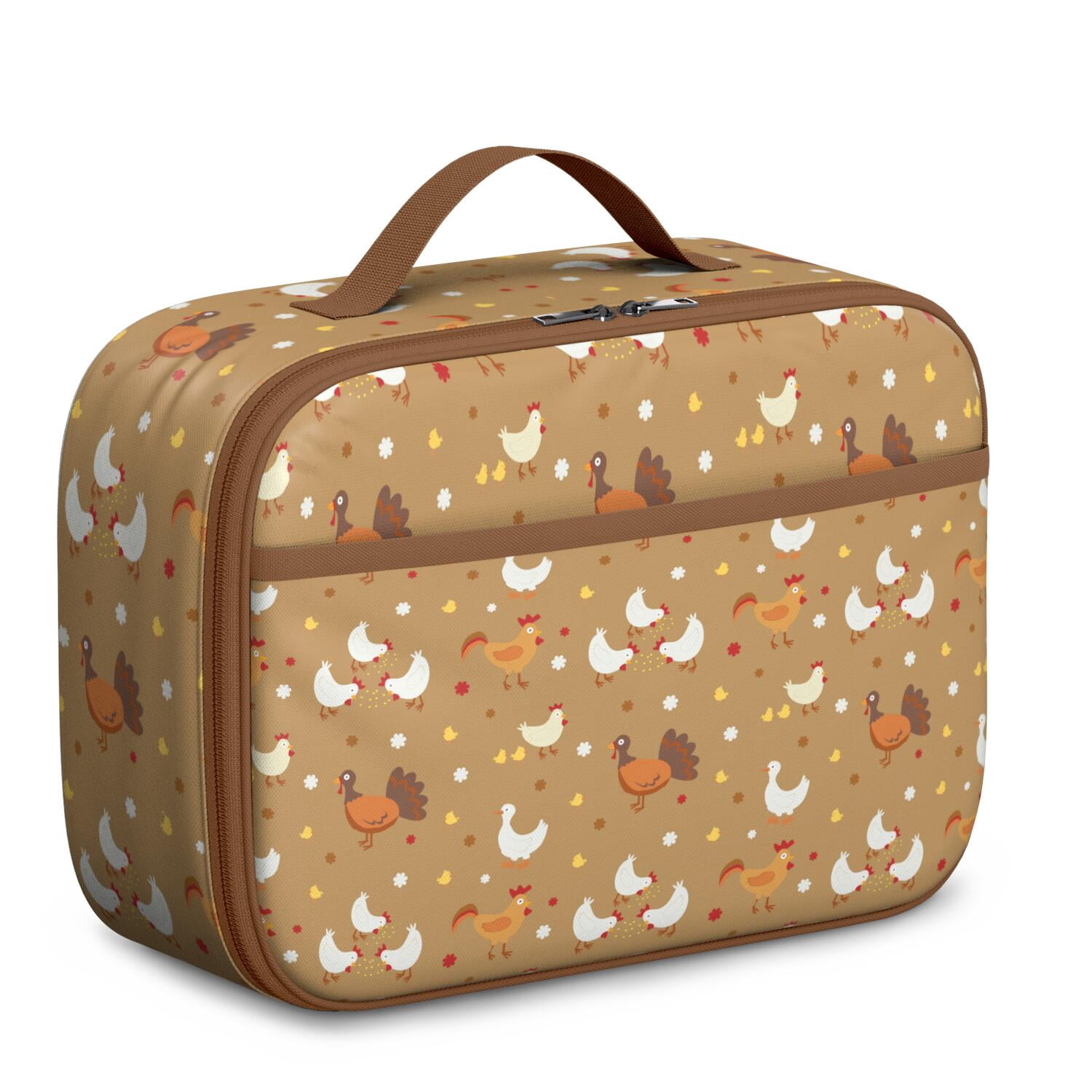 Farm Lunch Bag – Rustic Chicken Coop Cluck Hen Cute Insulated Lunch ...