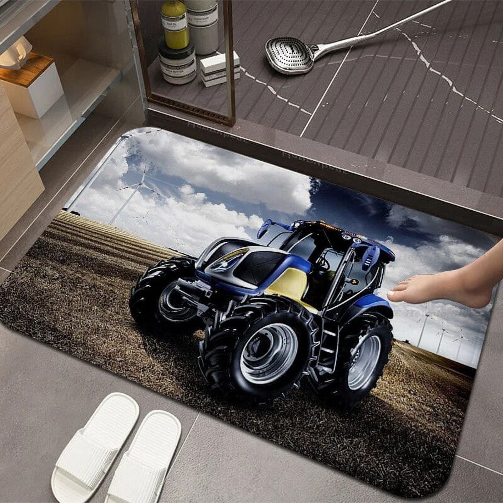 Farm Machinery Tractor Print Carpet Home r Hallway Balcony Doormat ...