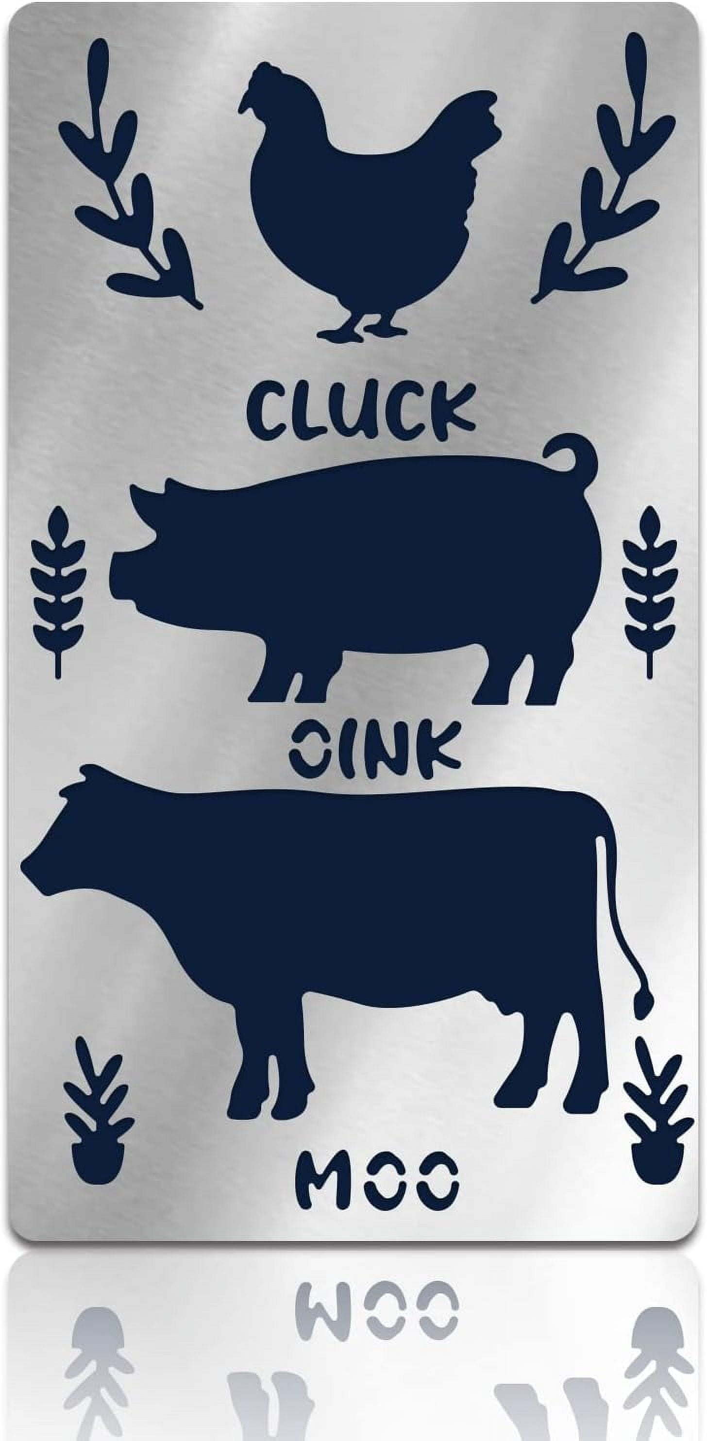 Farm Metal Cutting Die Custom Cattle Pig Hen Cut Stencil Stainless ...