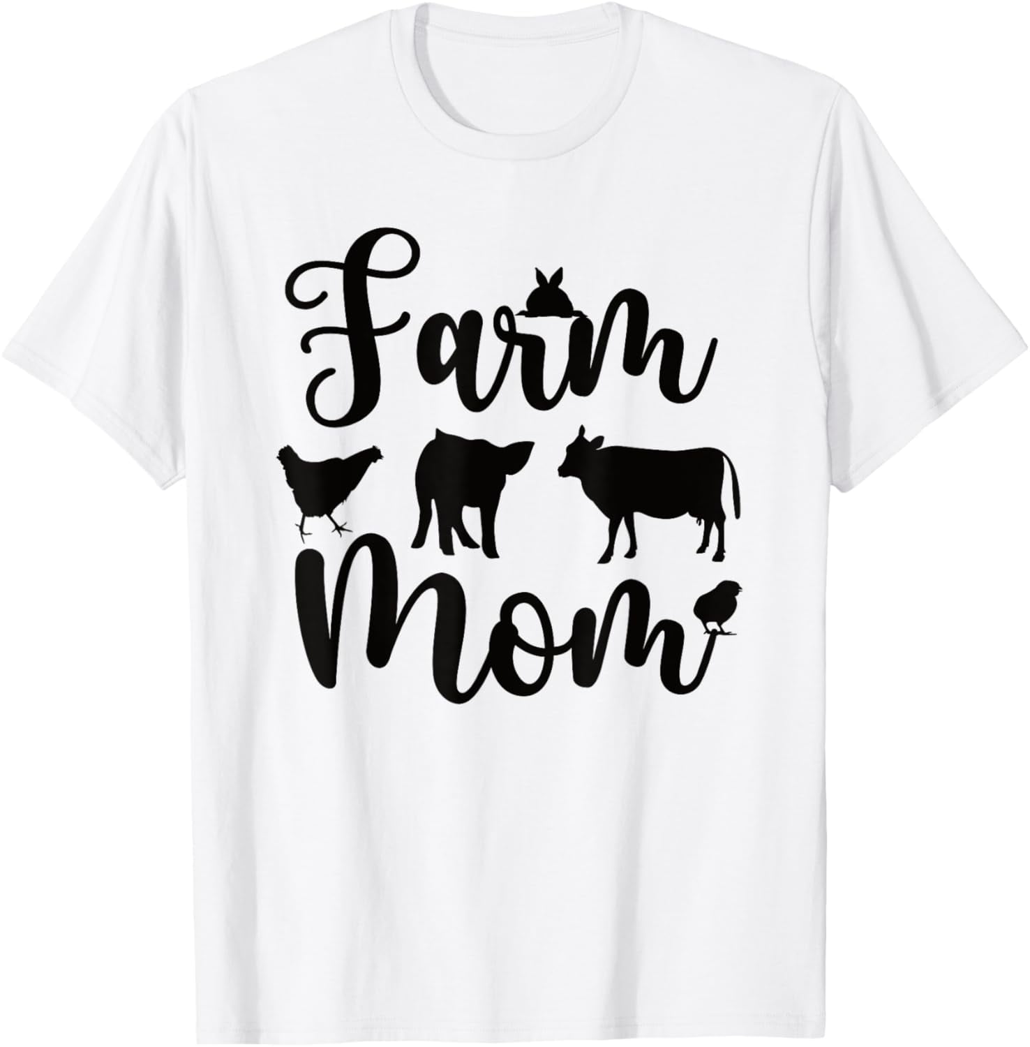 Farm Mom Proud Farm Mama Farm Owner T-Shirt men and women can wear ...