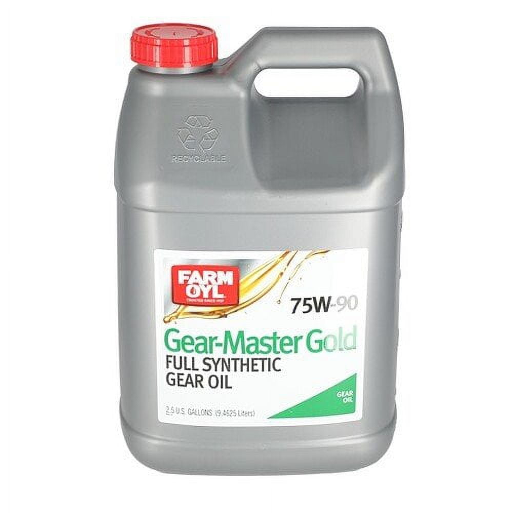 Farm Oyl Gear-Master Gold Gear Oil 75W-90 2.5 Gallons fits Fluids ...