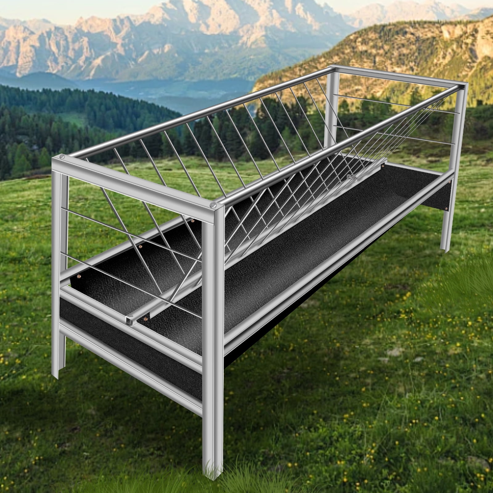 Farm Pasture Feeder, All Season Comfort, Feed Spillage Control, Rubber ...