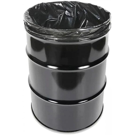 Farm Plastic Supply - 55 Gallon 6 Mil Black Drum Liner 50 Pack ...