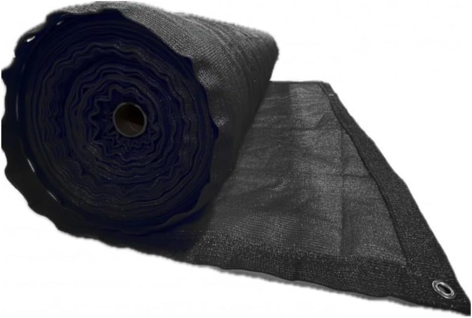 Farm Plastic Supply - Black Shade Sail Hemmed and with Grommets - 80% ...