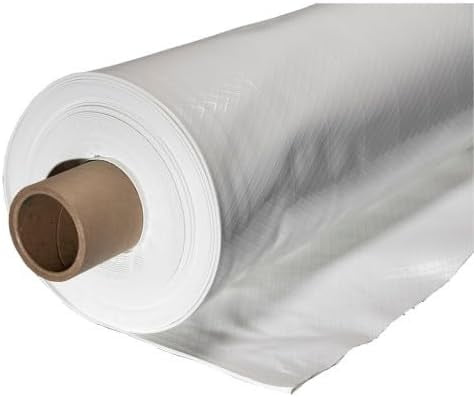 Farm Plastic Supply - Crawl Space Vapor Barrier - 20 mil - White Heavy Duty Plastic Sheeting ...