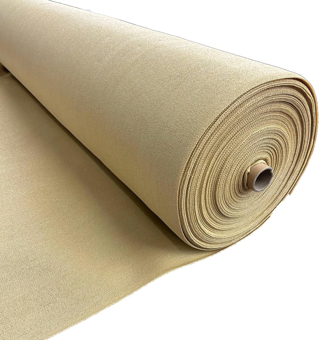 Farm Plastic Supply - Sand/Tan Shade Cloth - 85% - Mesh Fabric for Fence Privacy Screen, Garden ...