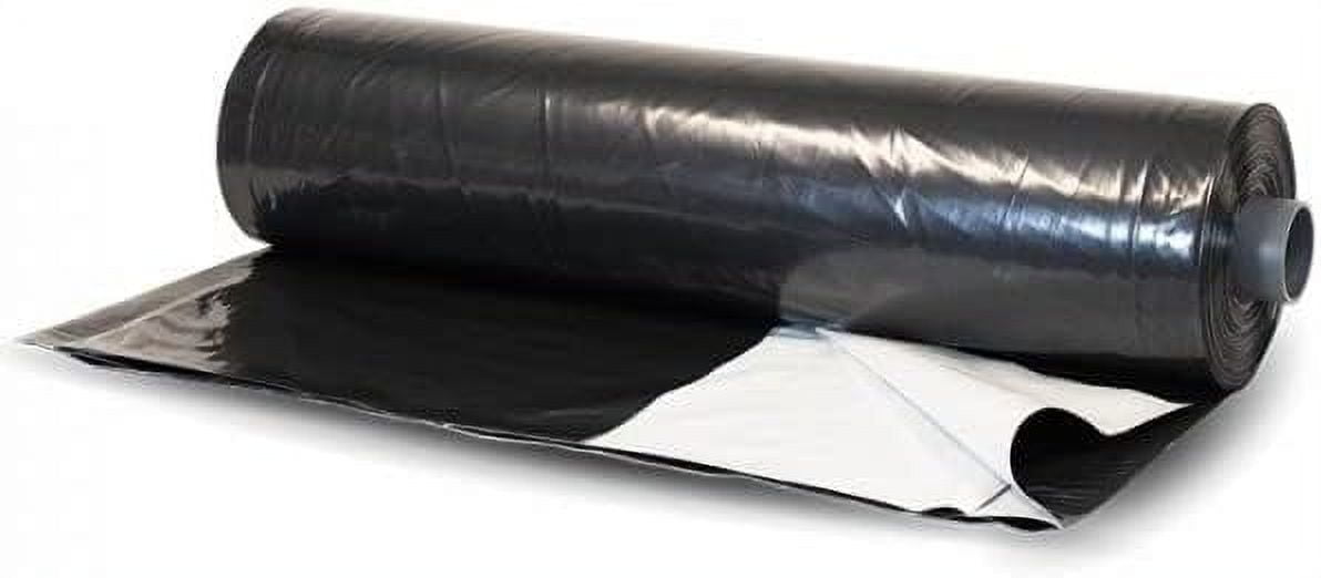 Farm Plastic Supply - Silage Tarp Black/White Plastic Sheeting - 6 Mil - (50' x 50') - Heavy ...