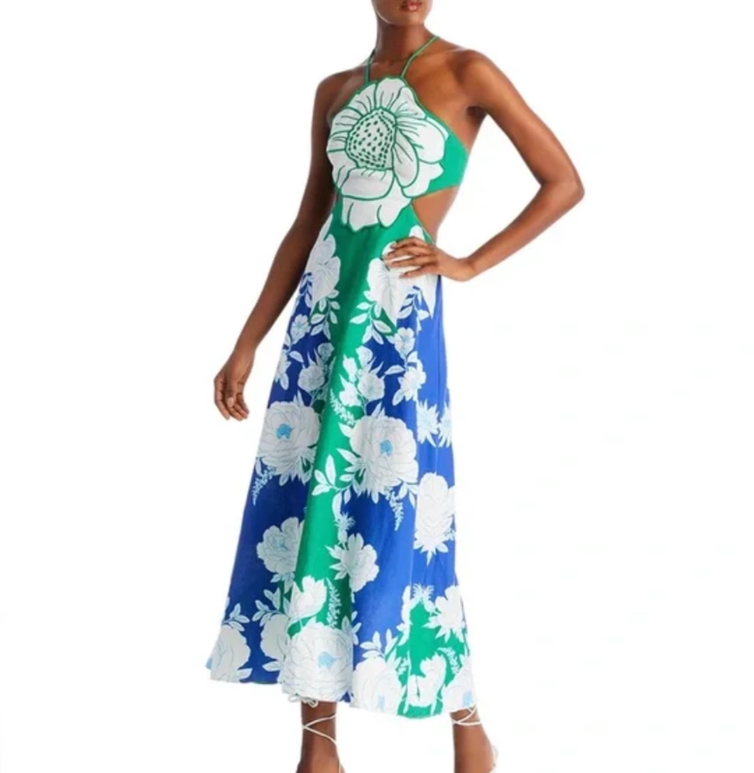 Farm Rio Soft Garden Maxi Dress