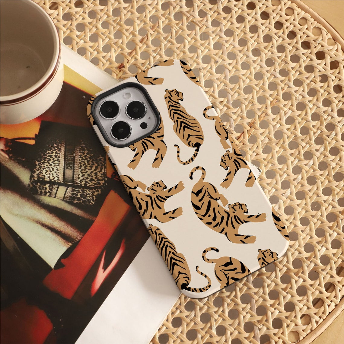 Farm Style Black Beige Cow Print Retro Country Chic with iPhone 17 to ...