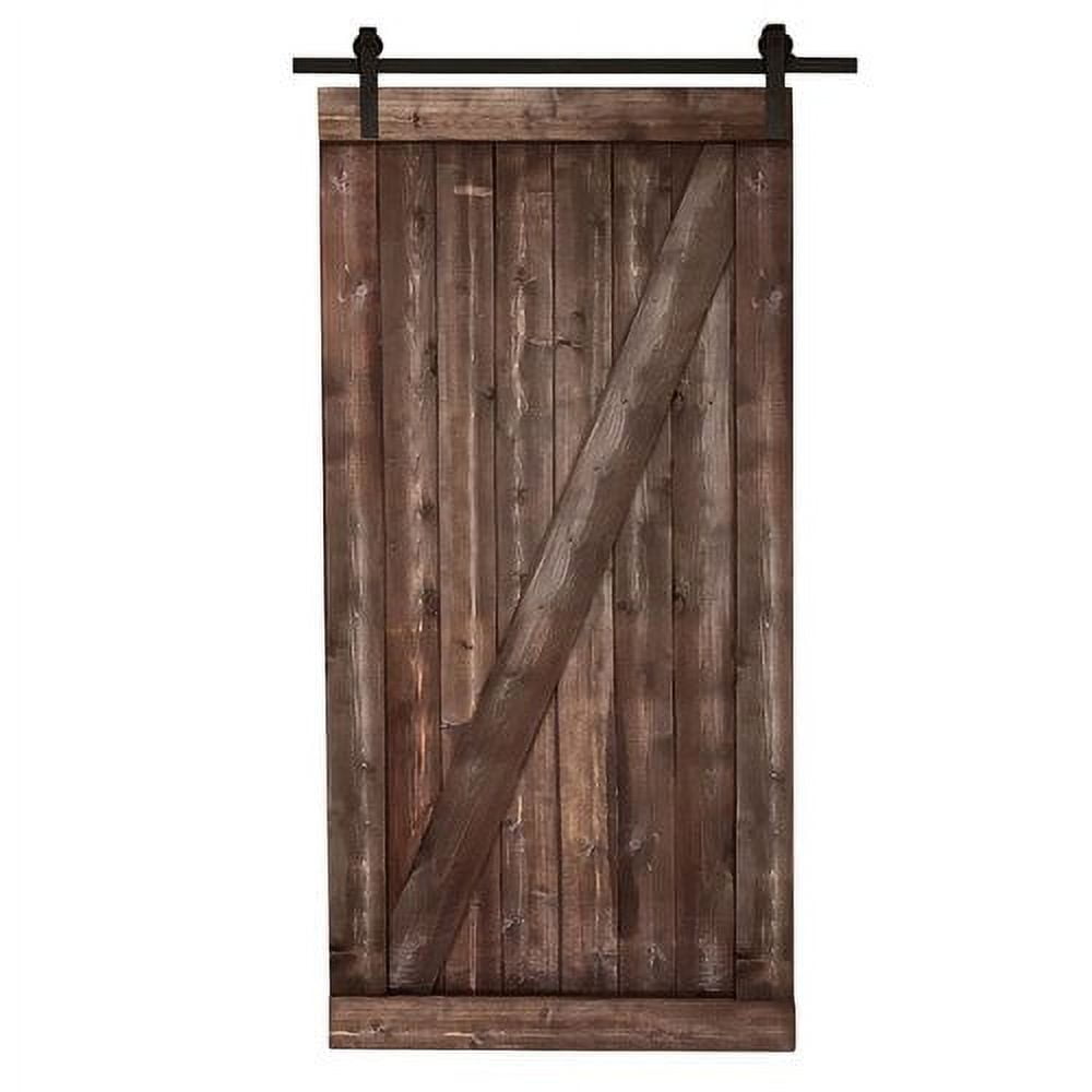 Northbeam Easy Assembly Doors, Solid Wood Brown, 1.42 x 36.02 x 84.06 ...