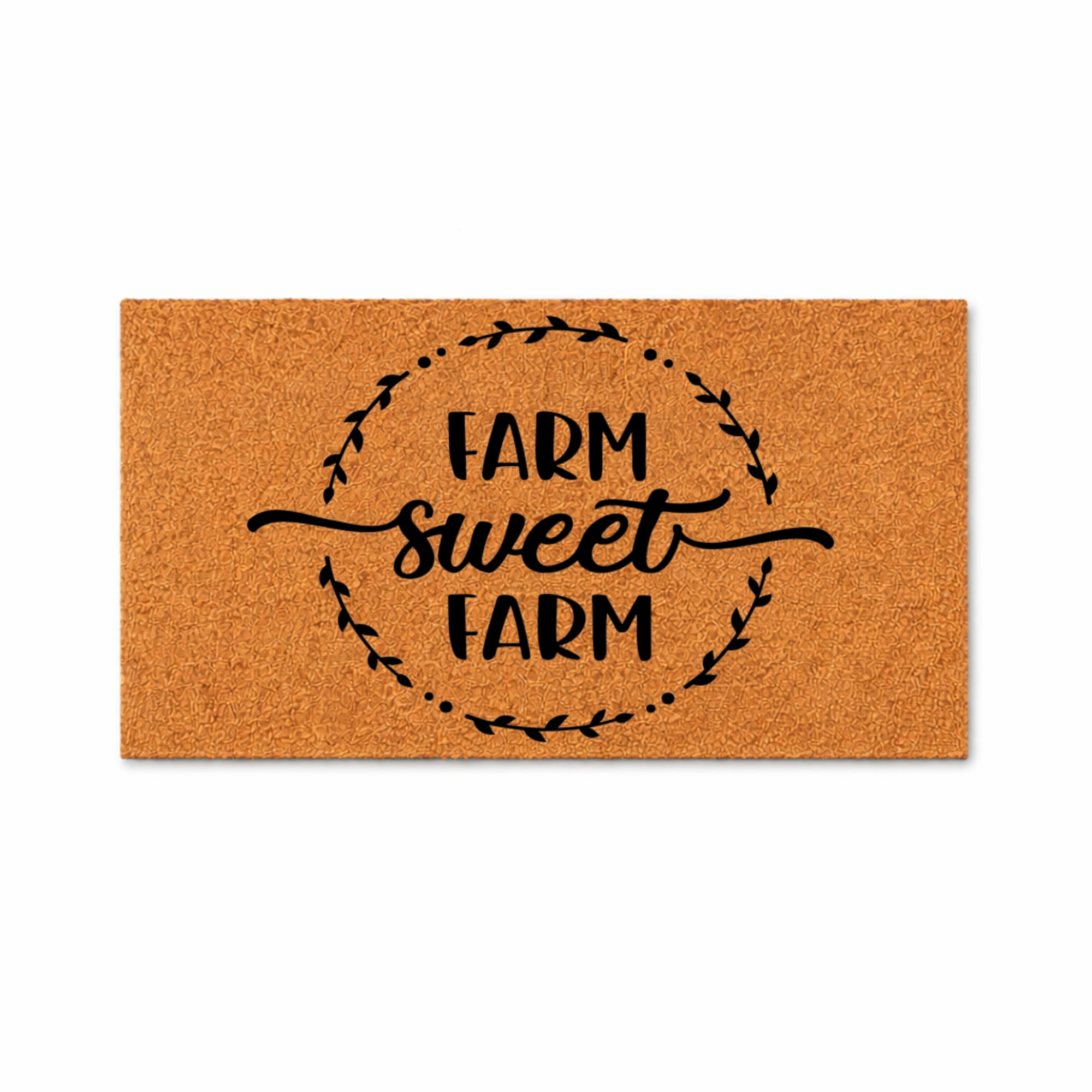 Farm Sweet Farm Doormat, Farmhouse Front Door Mat, Rustic Entryway Rug ...