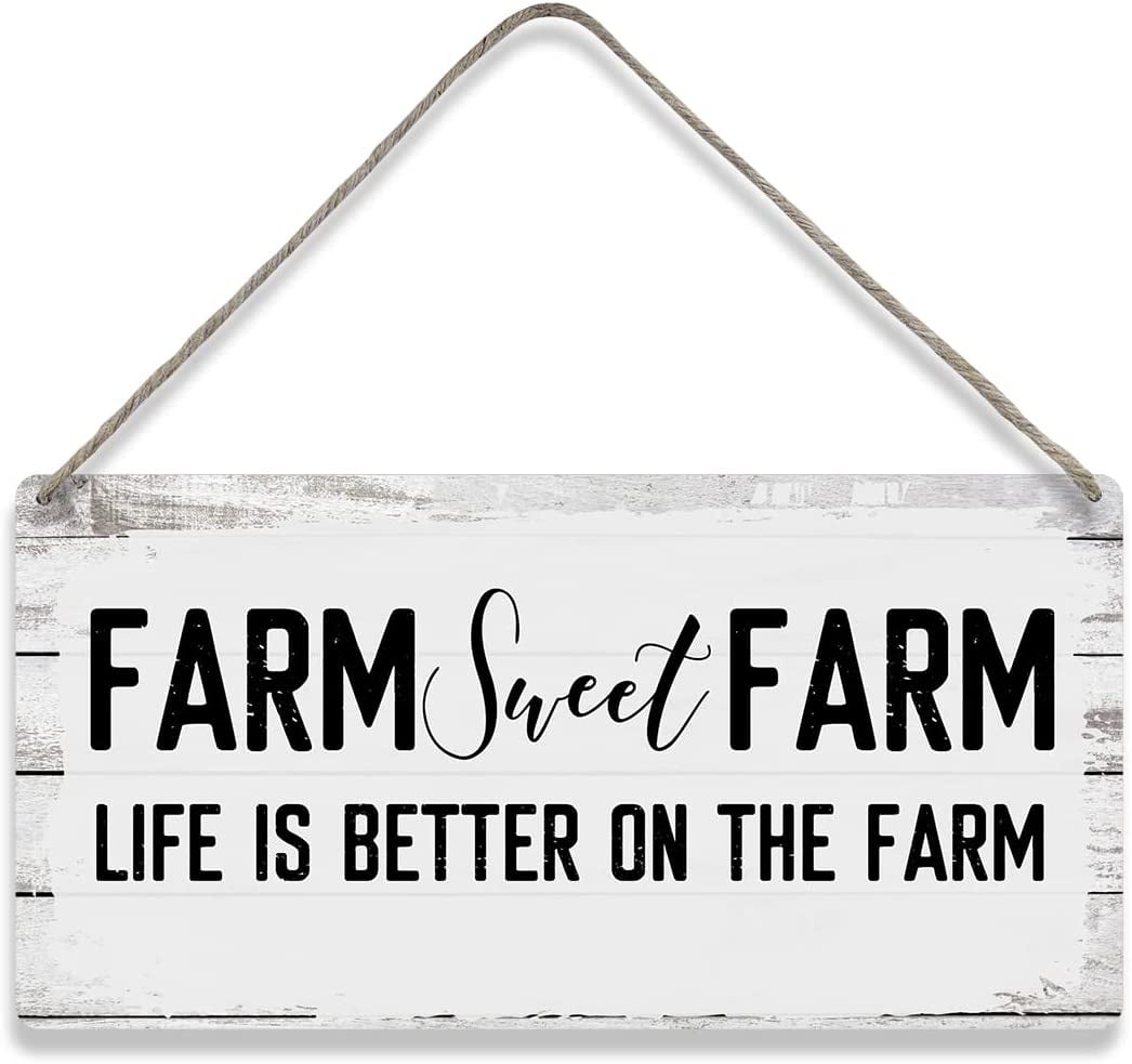 Farm Sweet Farm Life is Better on the Farm Sayings Home Wall Decor ...