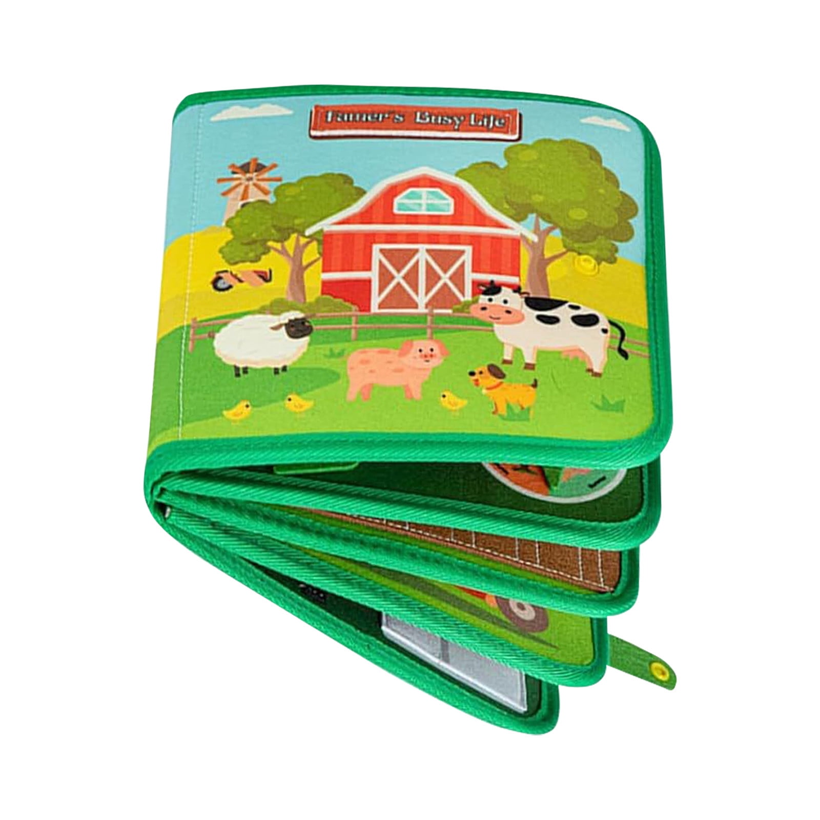 Farm-Themed Sensory Busy Board – Montessori Educational Toy for ...
