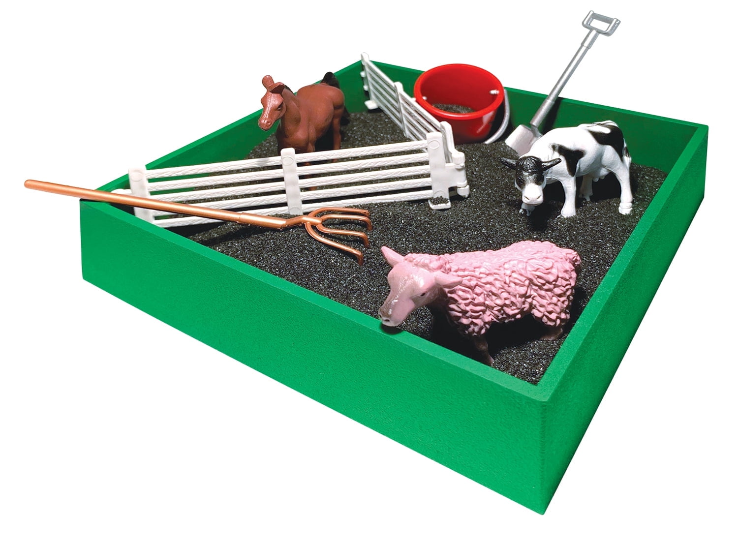 Farm Time Mini Table Top Play Set - Walmart.com