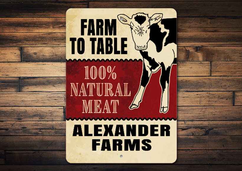 Farm To Table Sign Farm Sign Barn Sign Farmer Decor Farm House Sign ...