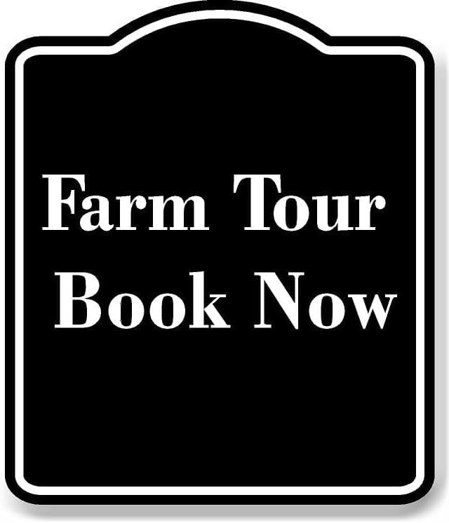 Farm Tour Book Now BLACK Aluminum Composite Sign 20''x24'' - Walmart.com