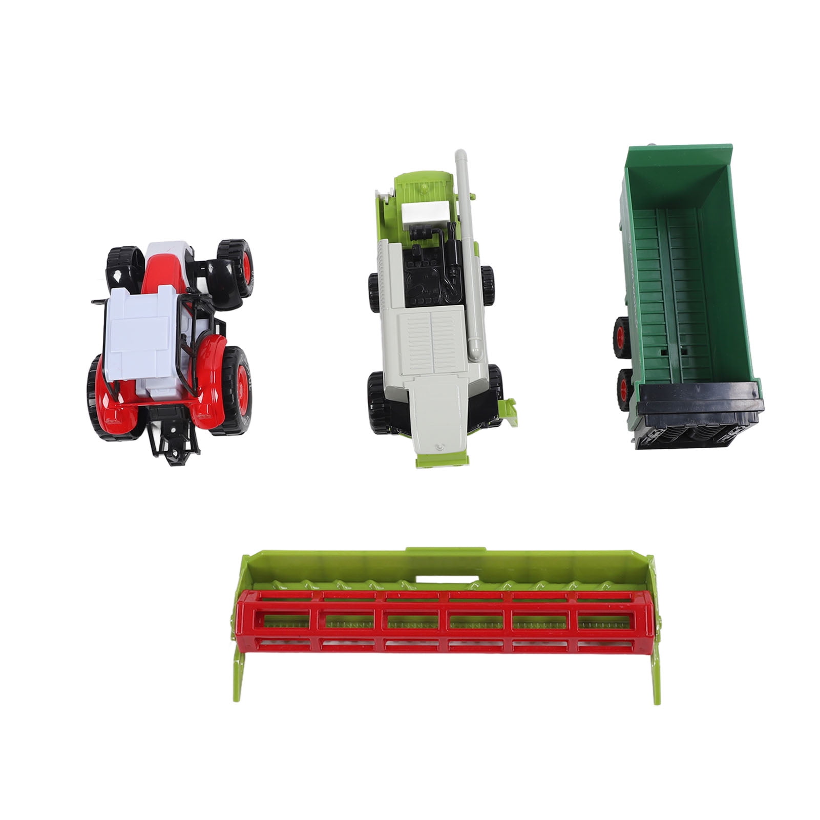 Farm Toy Tractor and Harvester Set Plastic Alloy Lifelike Exquisite ...