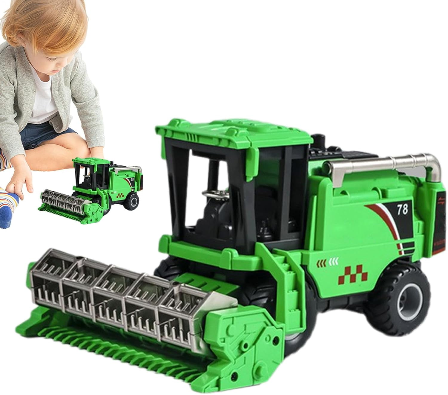 Farm Tractor Harvester-Harvester Tractor Combine,Children's Push ...