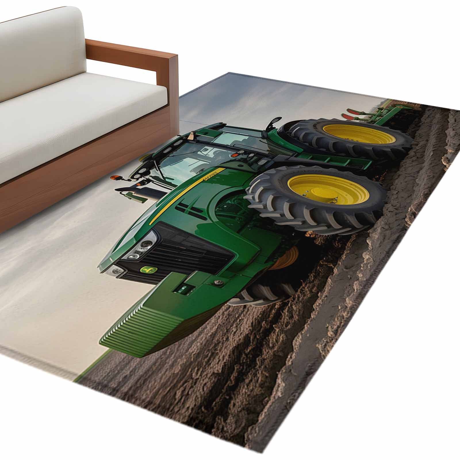Farm Tractor Large Area Rugs for Bedroom Living Room, Soft Non Slip ...