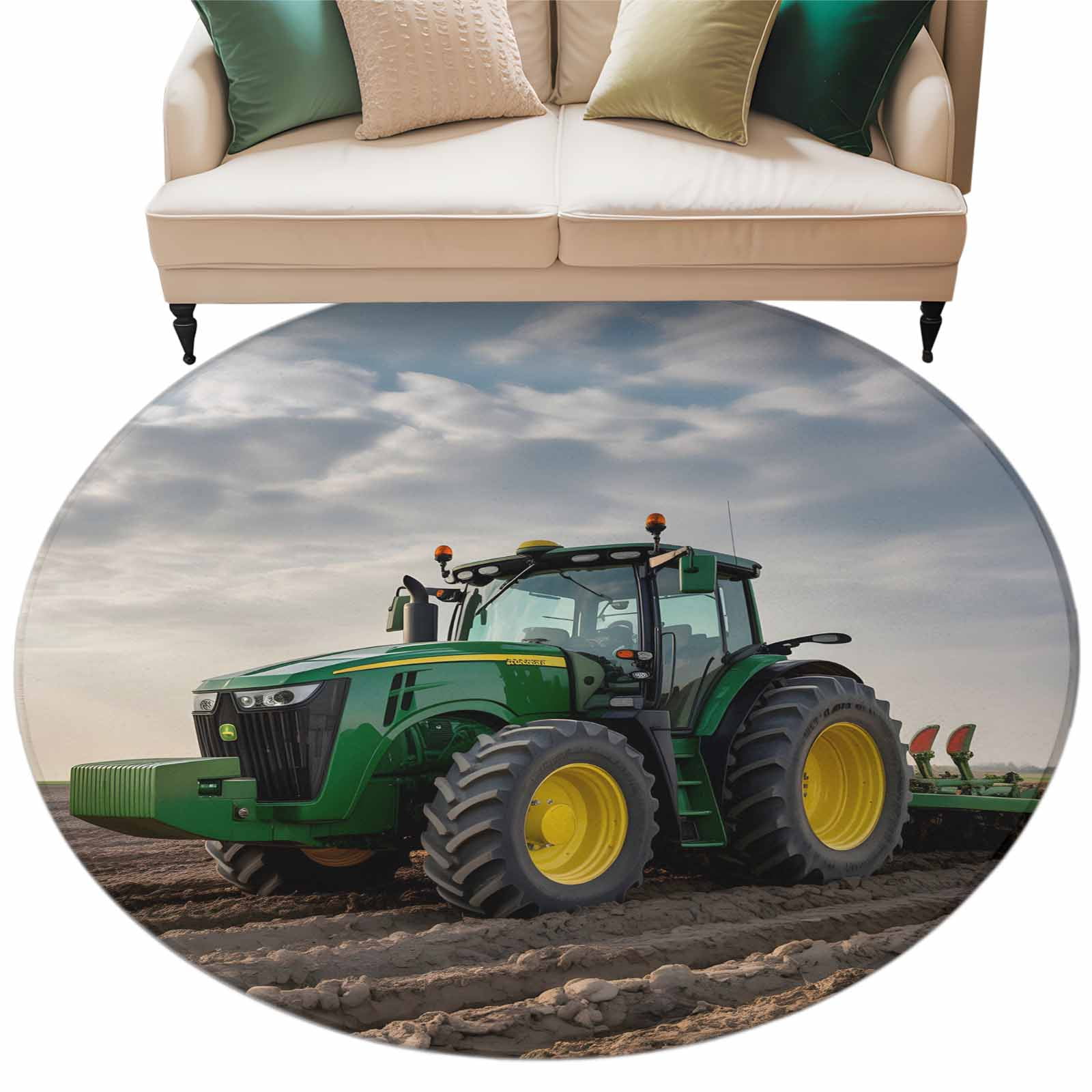 Farm Tractor Large Area Rugs for Bedroom Living Room, Soft Non Slip ...
