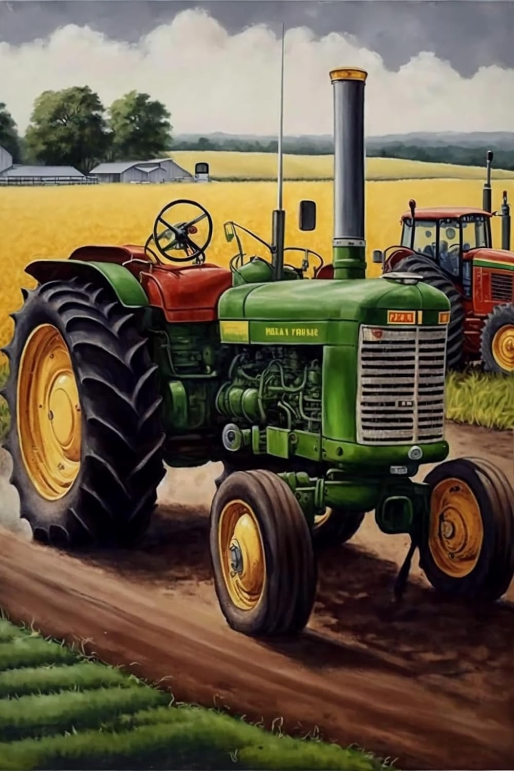 Farm Tractor Puzzles for Adults 300 Piece，Relaxing Entertainment Gift ...