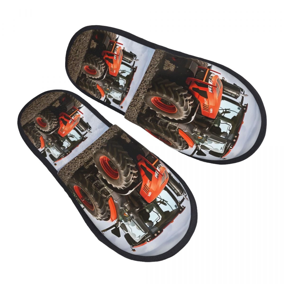 Farm Tractors Cozy Scuff With Memory Foam Slippers Women Spa House ...