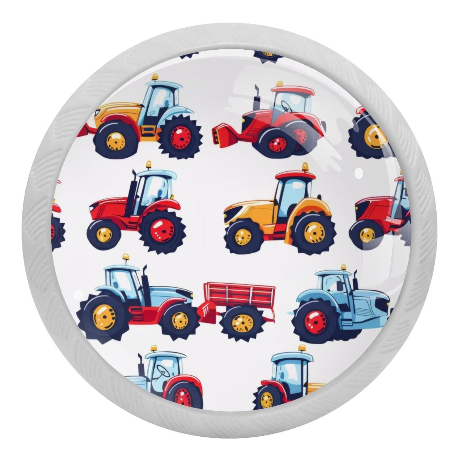 Farm Tractors with Trolley Crystal Glass Drawer Knob Pull Ergonomic ...