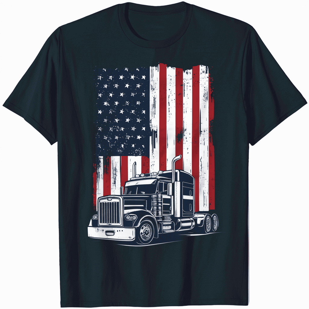 Farm Tractors USA Flag Farmers Feed America Farming T-Shirt - Walmart.com
