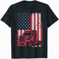 Farm Tractors Usa Flag Farmers Feed America Farming T Shirt