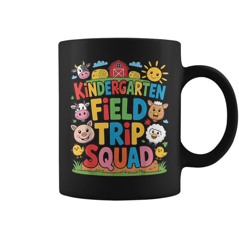Farm Trip Field Trip Squad Farm Visit Kindergarten Coffee Mugs ...