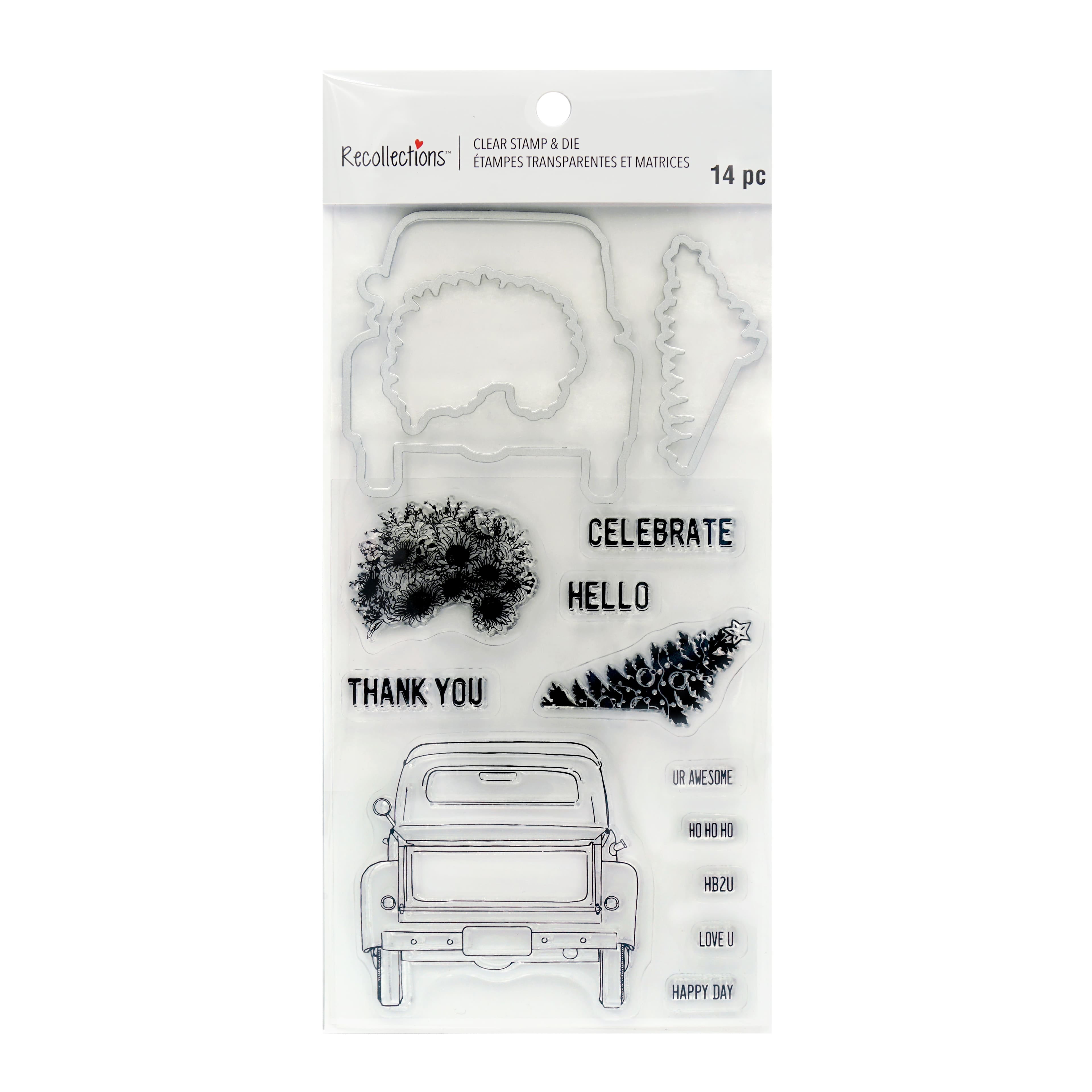 Farm Truck Clear Stamp & Die Set by Recollections™ - Walmart.com