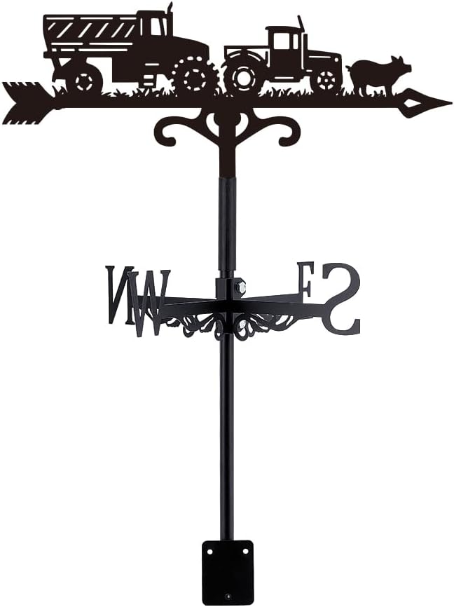 Farm Trucks Weather Vane for Roof Tractor Metal Weathervane Truck and ...